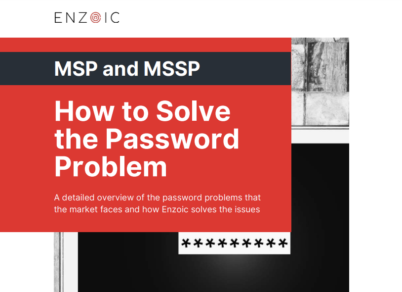 MSP and MSSP: How to Solve the Password Problem | White Paper